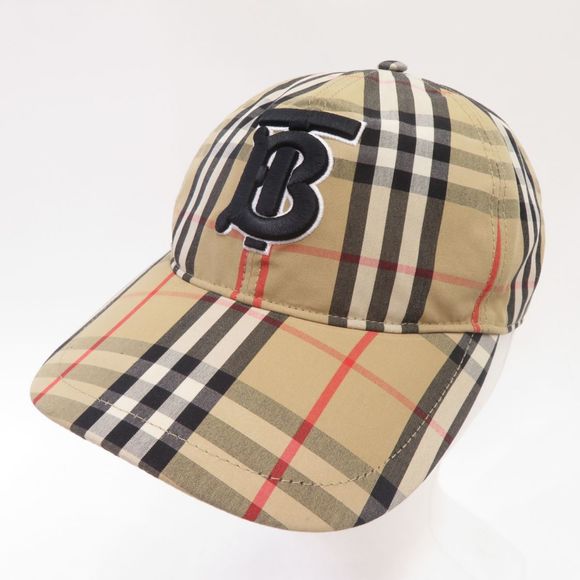 Burberry | Accessories | Burberry Burberry Tb Logo Vintage Check Baseball Cap 838504 S Size ...